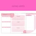 Printable Pink Goal Planner Template Goal Planner Printable Planner A4 ...