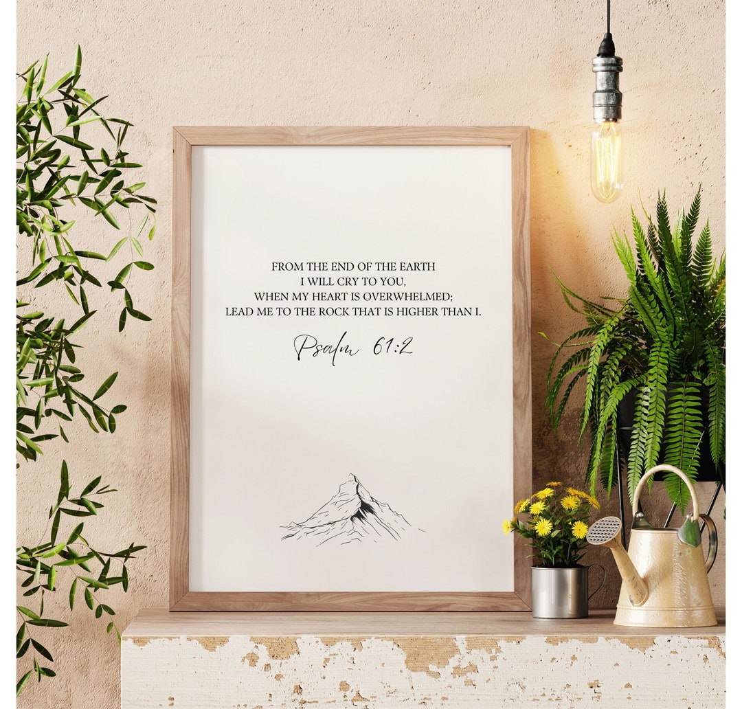 Minimalist Bible Verse Printable Wall Art, Scripture Digital Download ...
