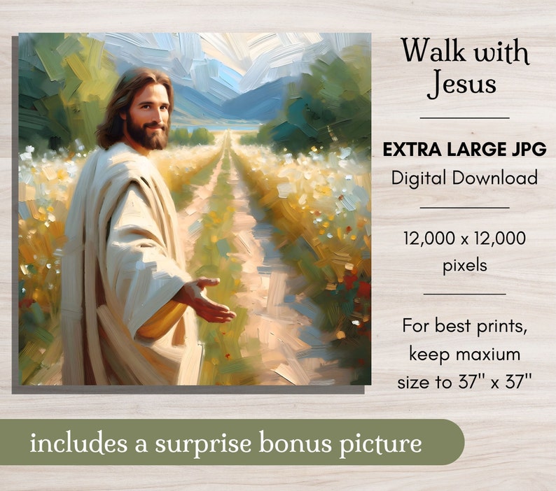 Caminando con Jesús, Camina con Cristo, Ven, sígueme, Camina por fe, pintura de Jesús, descarga ...