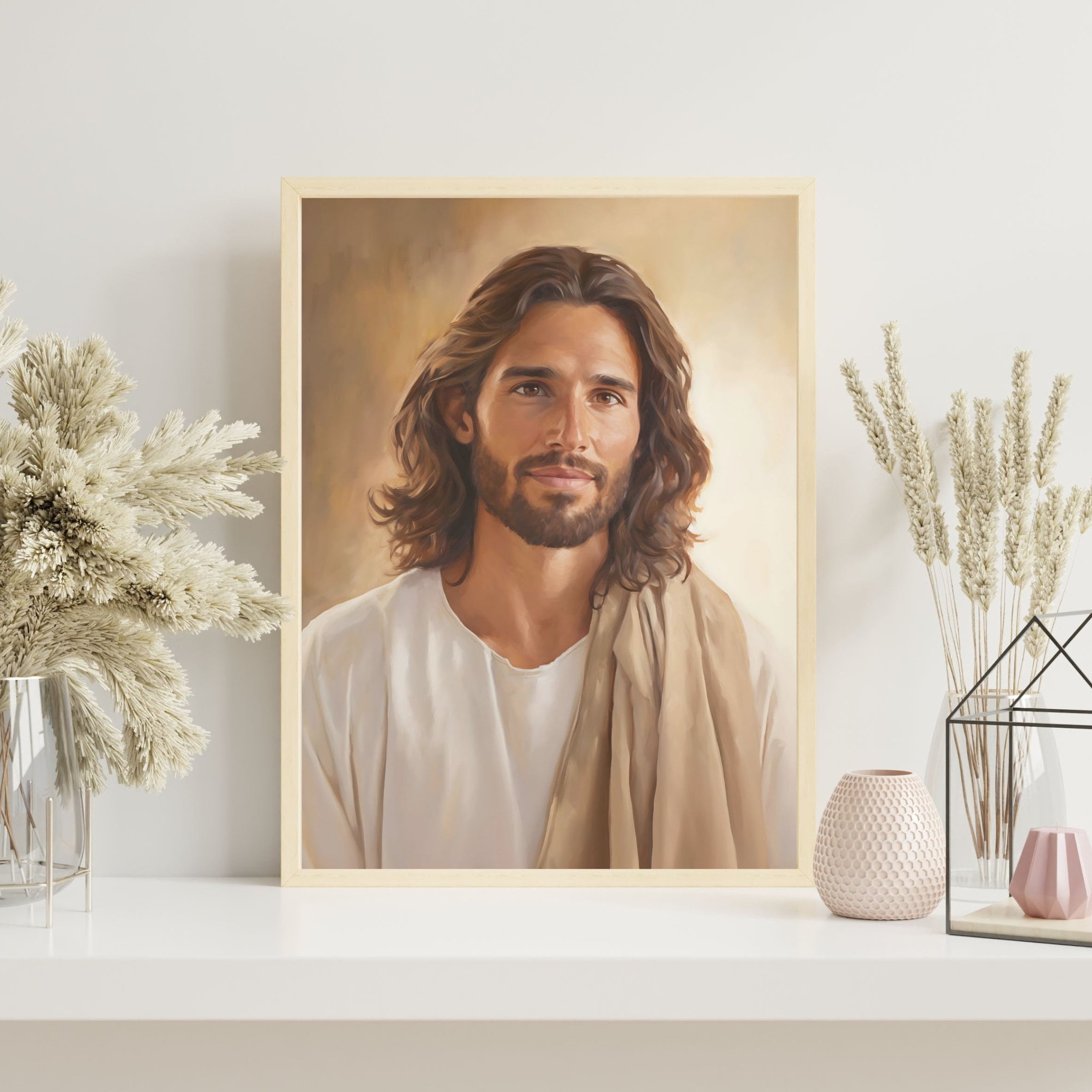 XL Jesus Christ Artwork, Portrait of Jesus, Son of God, Yeshua Art ...