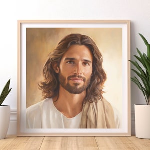 XL Jesus Christ Artwork, Portrait of Jesus, Son of God, Yeshua Art ...