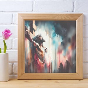 Good Friday Watercolor Digital Download for Holy Week Artwork Modern ...