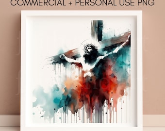 Good Friday Watercolor Digital Download for Holy Week Artwork Modern ...