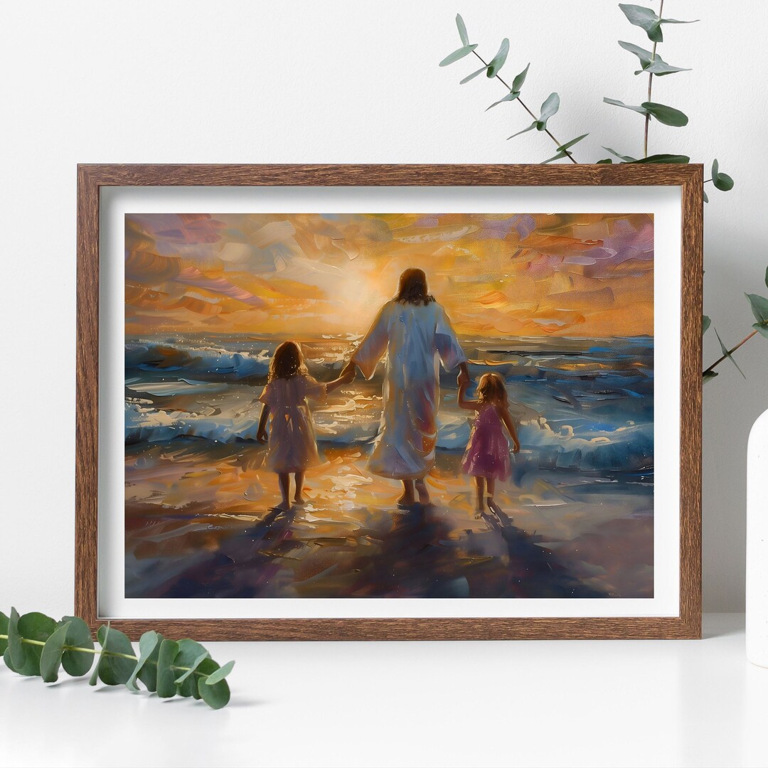 Christian Art Jesus & Children Printable Art LDS Artwork Modern ...