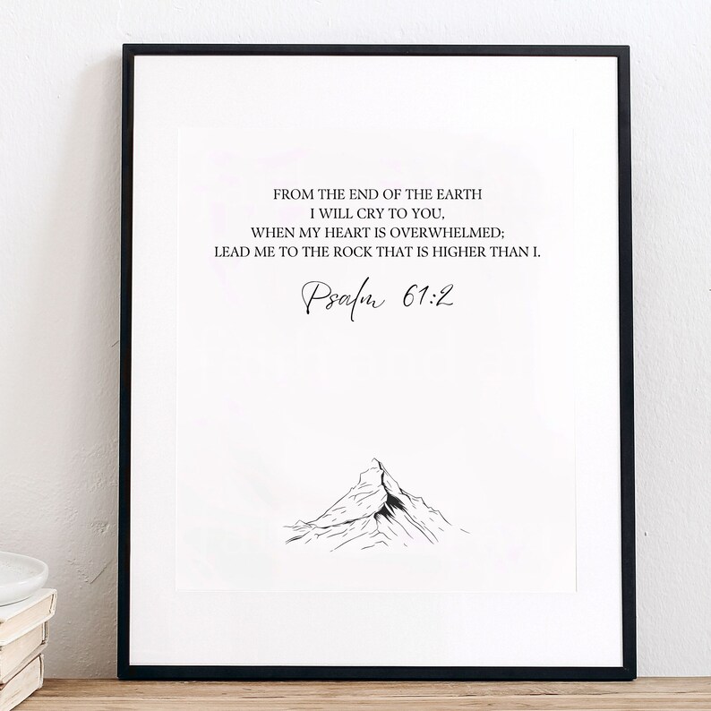 Minimalist Bible Verse Printable Wall Art, Scripture Digital Download ...