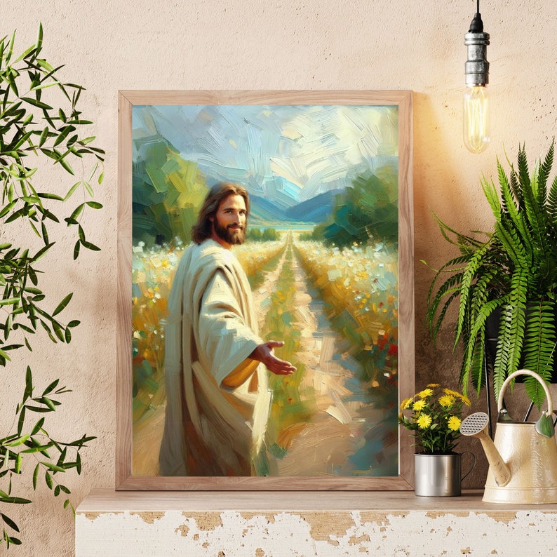 Follow Christ, I Will Walk With Christ, Come Follow Me, I Walk by Faith, Jesus Painting ...