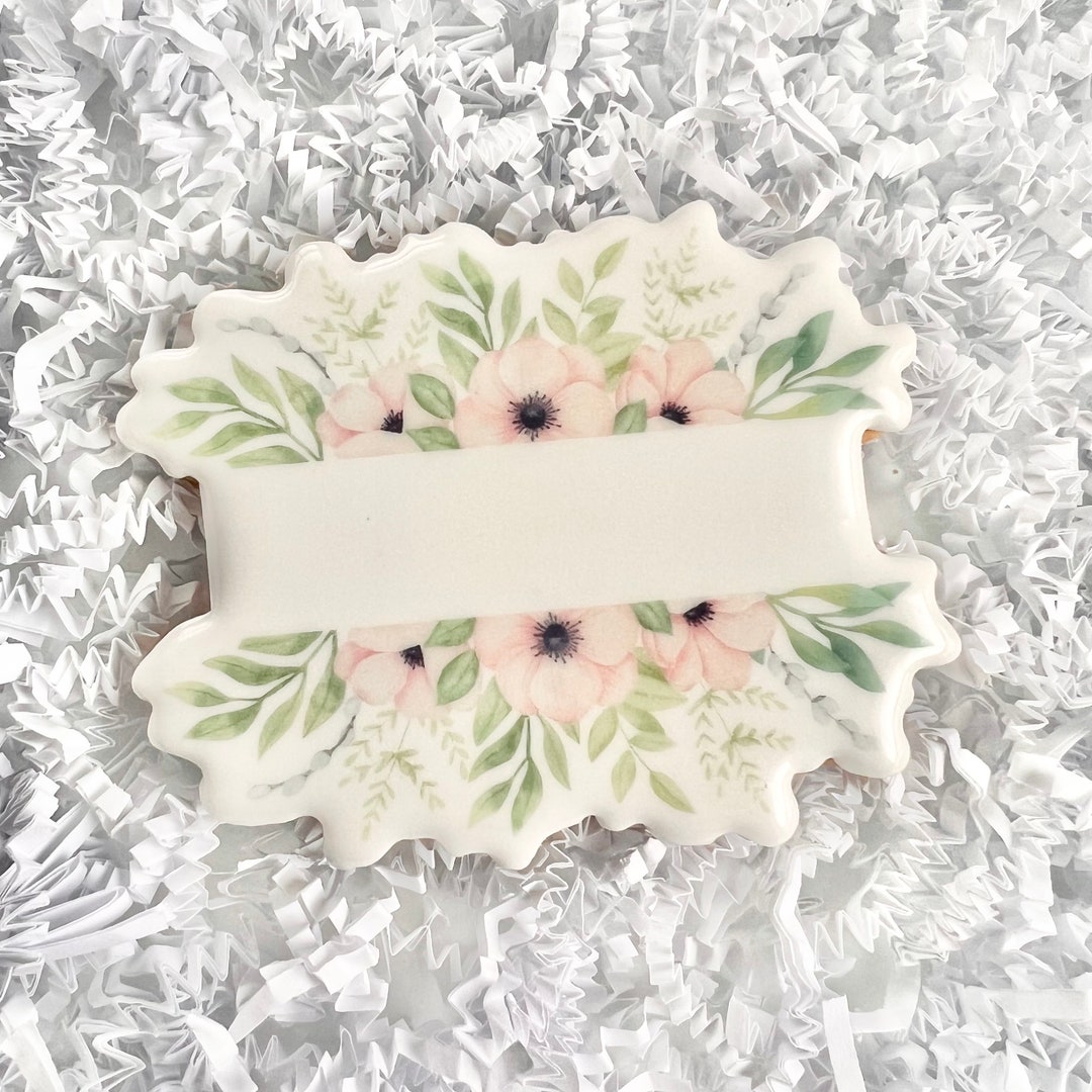 Floral Frame Cookie Cutter STL & PNG File - Etsy