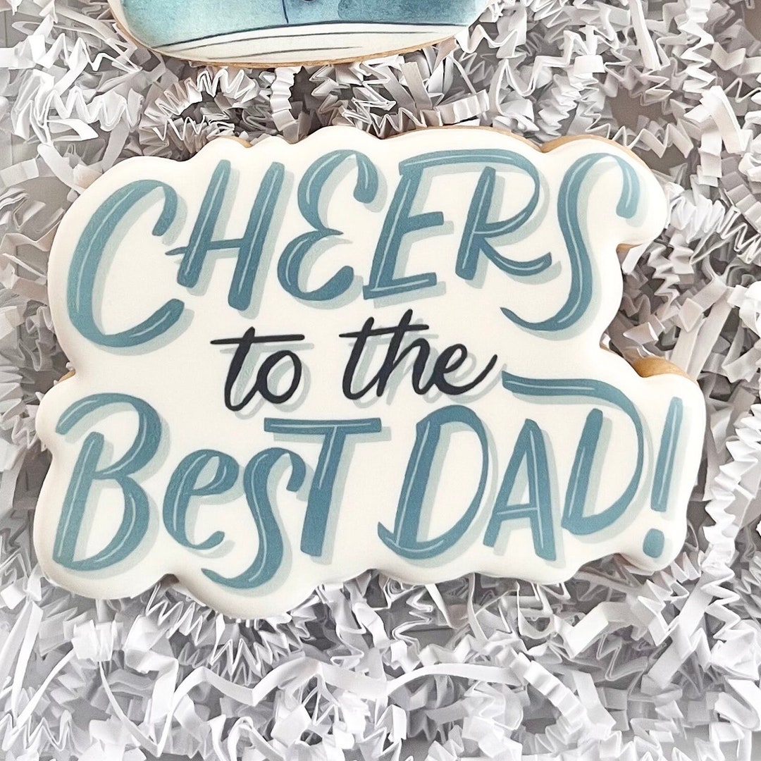 Cheers to the Best Dad Cookie Cutter STL &PNG Files Fathers - Etsy