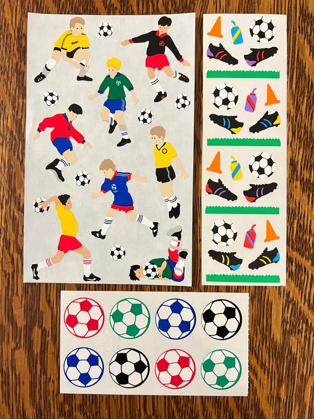 SOCCER Stickers Vintage Mrs. Grossman & Frances Meyer: Balls, Equipment ...