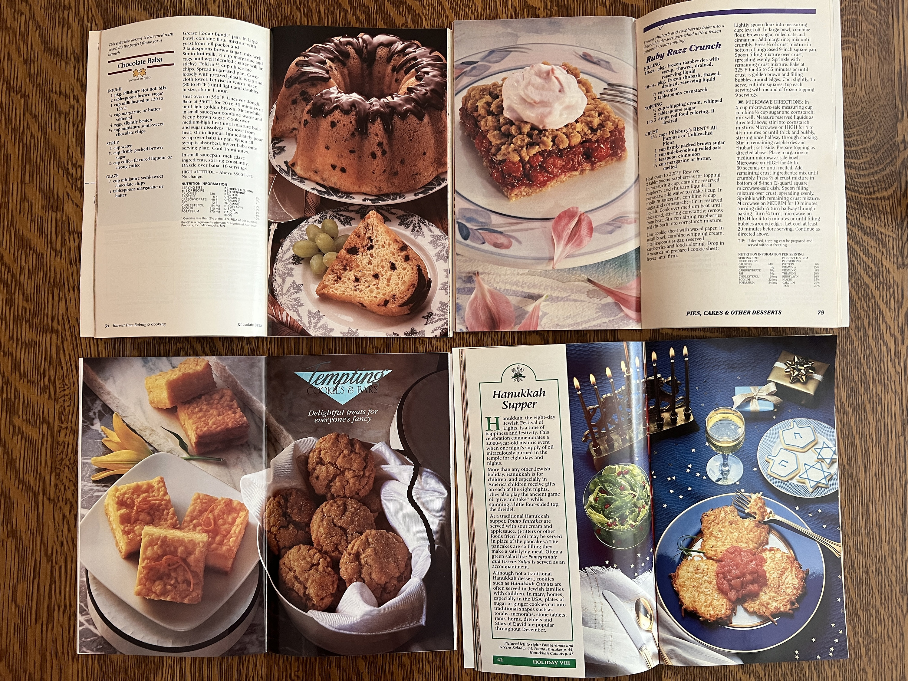 Vintage Pillsbury Classic Cookbooks: 1989-91, Harvest Time Baking ...