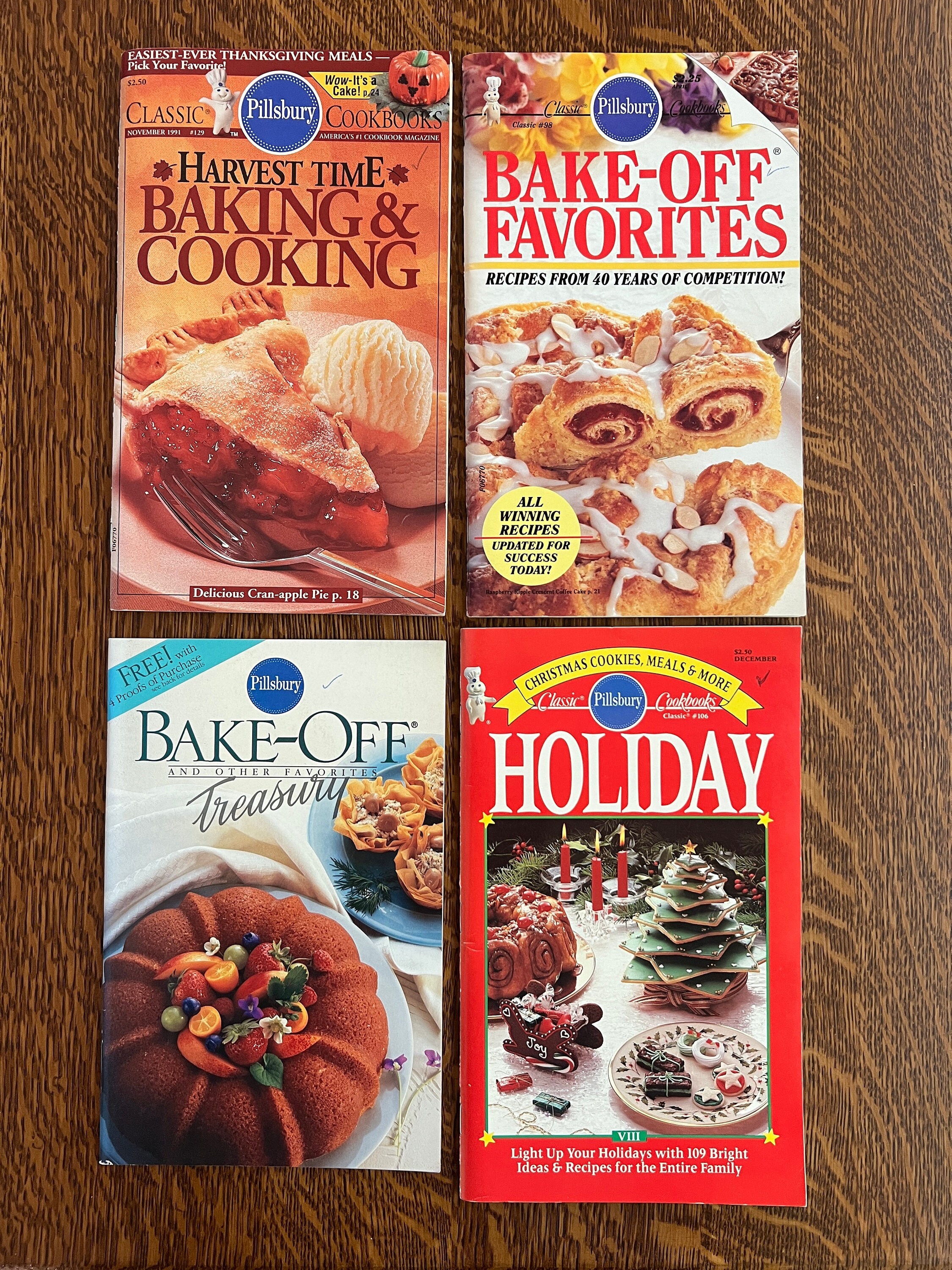Vintage Pillsbury Classic Cookbooks: 1989-91, Harvest Time Baking ...