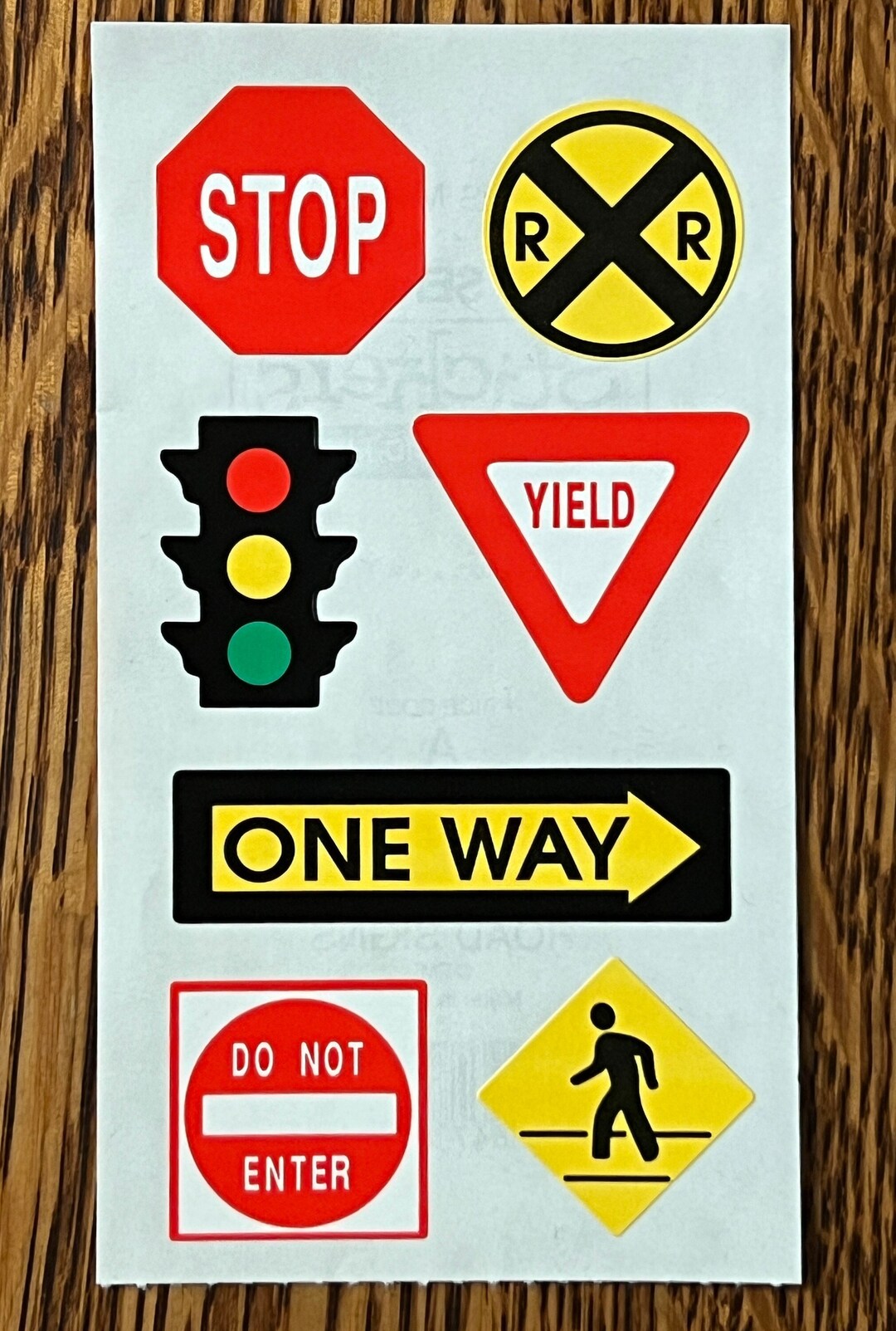 ROAD SIGNS Stickers: Vintage Frances Meyer Stop, Yield, One Way, Do Not ...