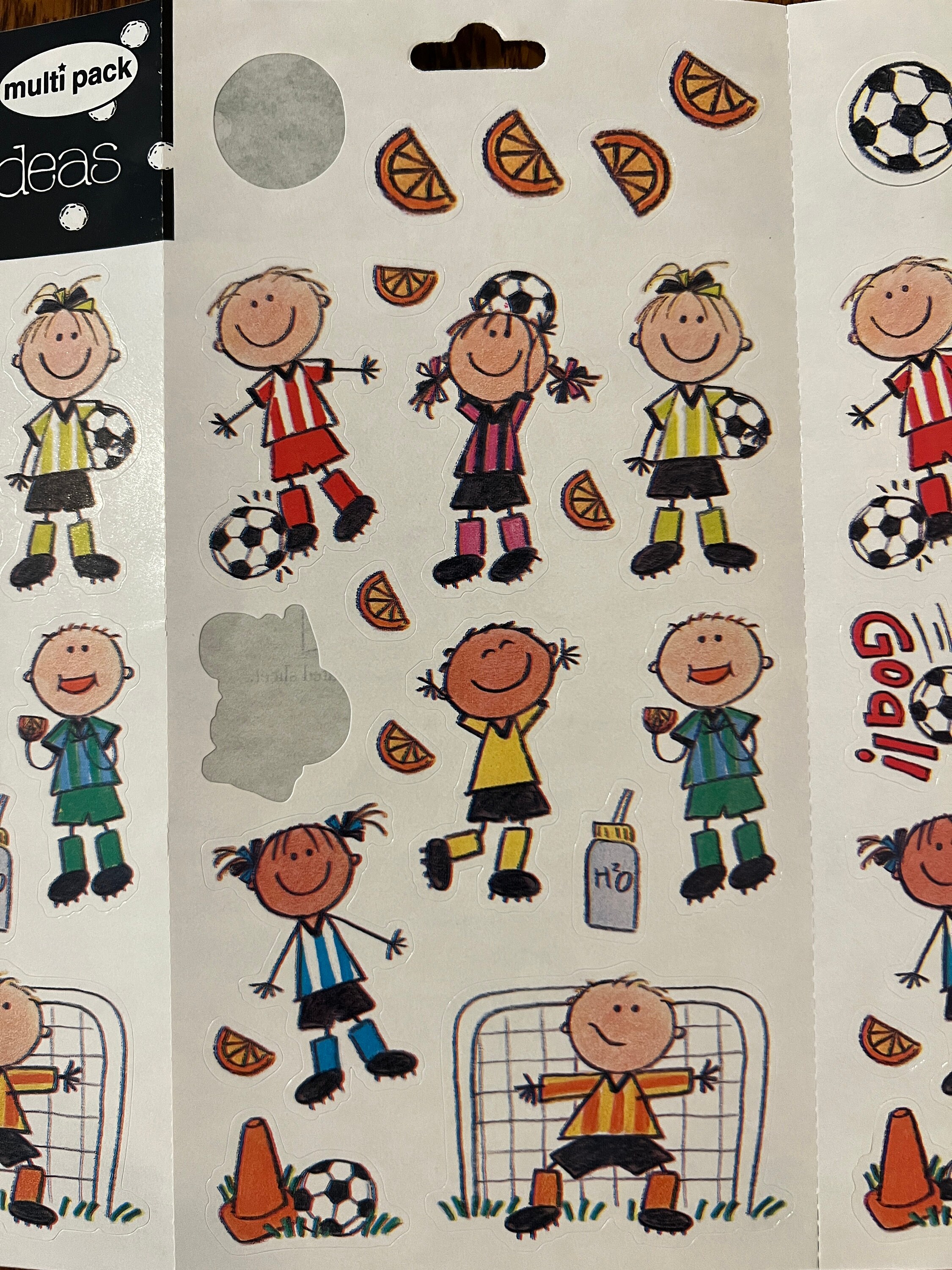 SOCCER Stickers Me & My Big Ideas 3 Sheet Set 2 Stickers - Etsy