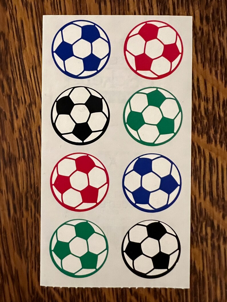 SOCCER Stickers Vintage Mrs. Grossman & Frances Meyer: Balls, Equipment ...