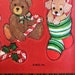 Vintage AGC Stickers CHRISTMAS BEARS 1995 Cats & Dogs in Holiday ...