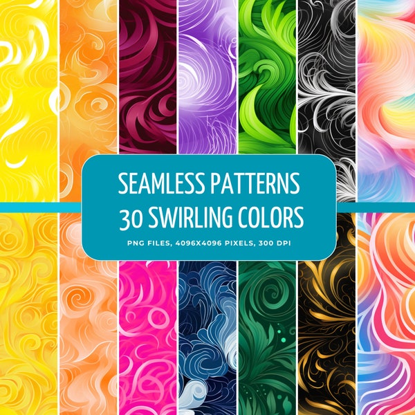 Swirl Printable - Etsy