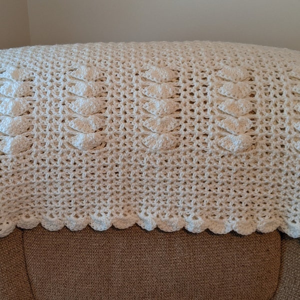Crochet Crib Cover - Etsy