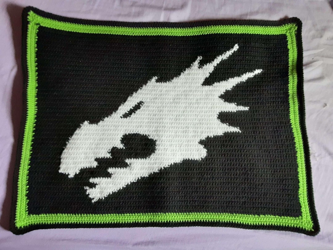 Warhammer 40k Salamander Emblem Crochet Tapestry Pattern - Etsy