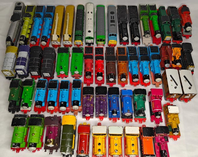 ERTL Thomas the Train Cars Die Cast Metal Vtg 1989-1996 Cloud W/ Cards ...