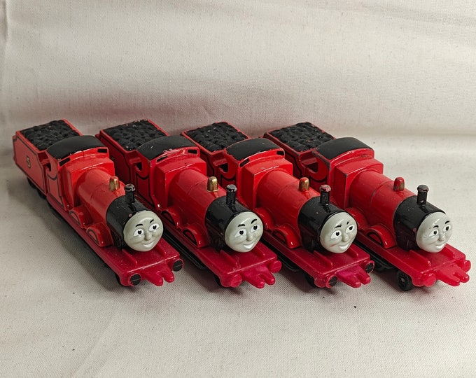 Thomas and Friends Ertl James the Splendent Red Engine - Etsy