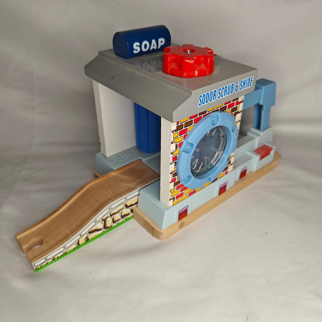 COMPLETE Sodor Scrub and Shine - Thomas & Friends Wooden Railway ...