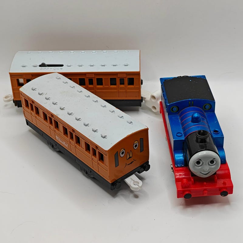 Thomas and His Friends Plarail Custom J50 Thomas Blue Coach - Etsy New ...
