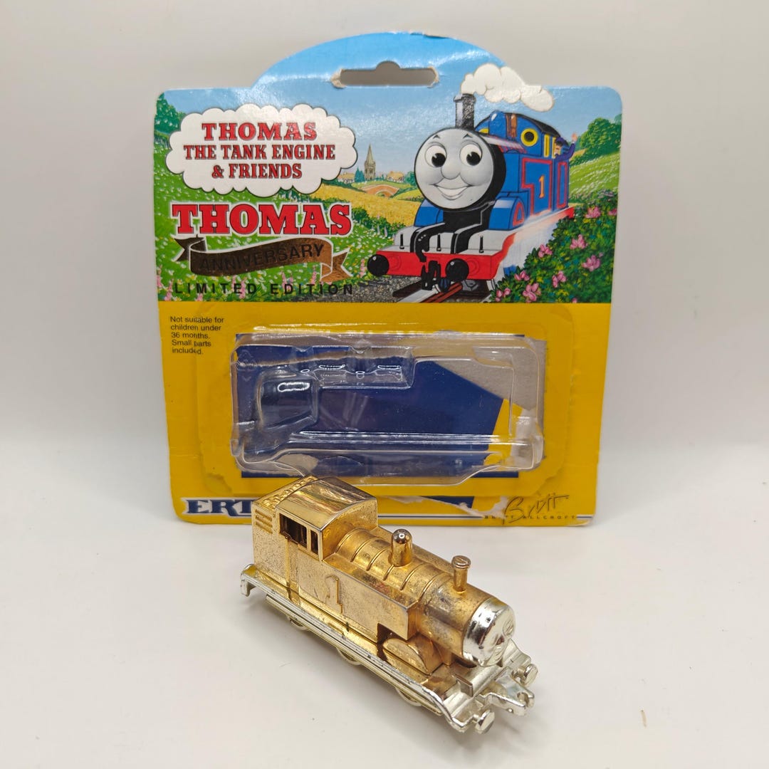 ERTL - OPENED Limited Edition Gold Thomas - Thomas & Friends Metal ...