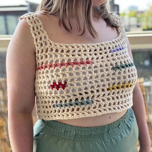 Capri Top | Crochet Pattern (pdf) Beginner Friendly - Etsy