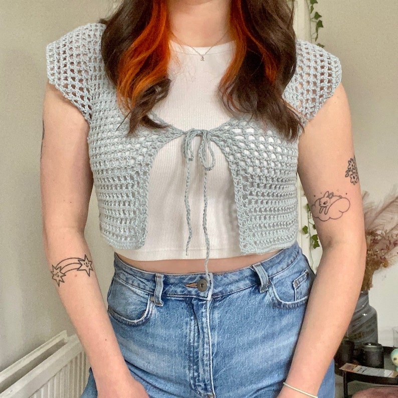 Shelly Top | Crochet Pattern (pdf) Confident Beginner / Intermediate - Etsy