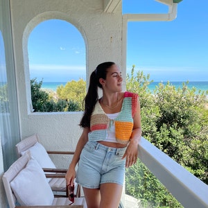 Shelly Top | Crochet Pattern (pdf) Confident Beginner / Intermediate - Etsy