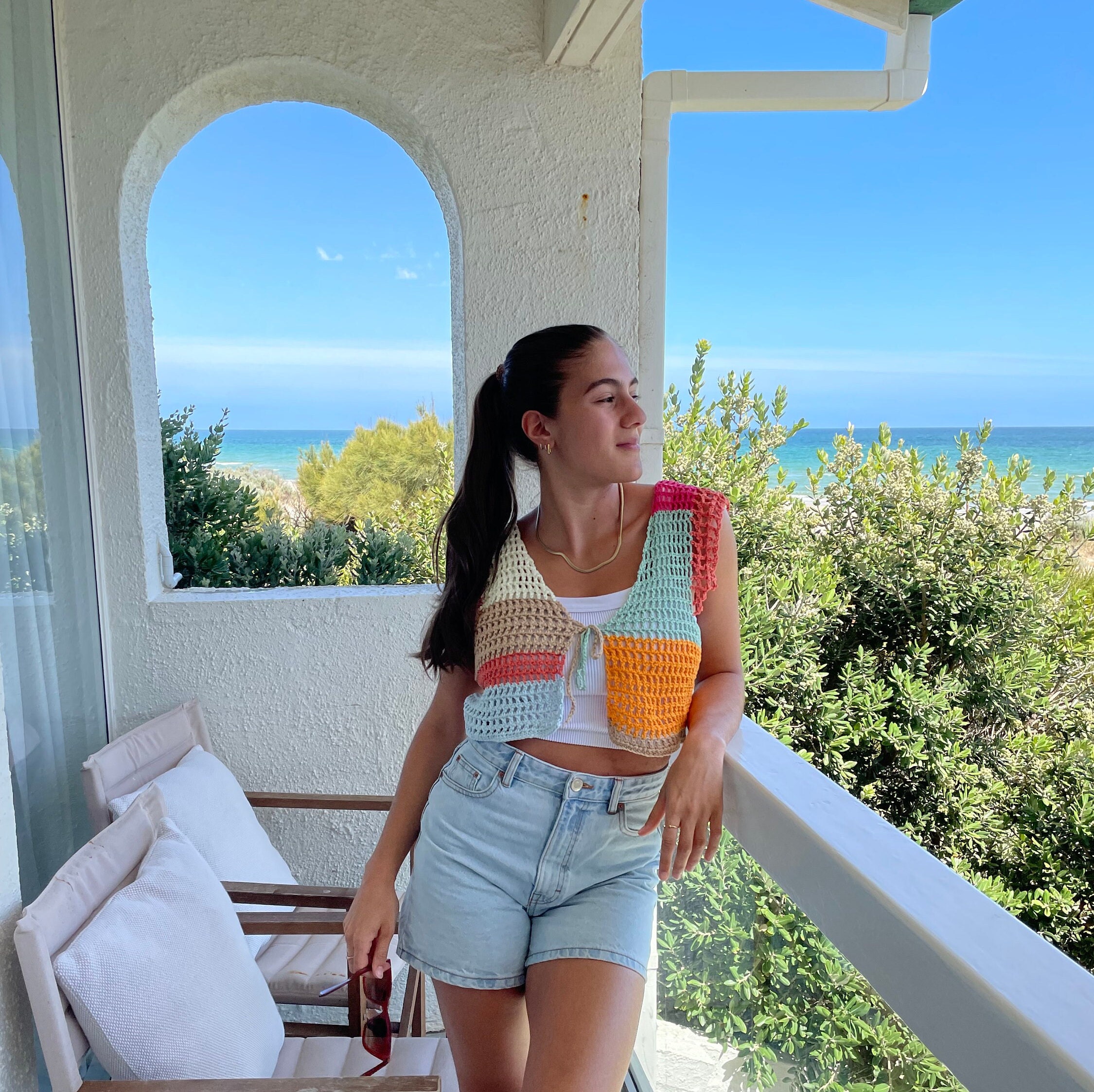 Shelly Top Crochet Pattern pdf Confident Beginner / - Etsy