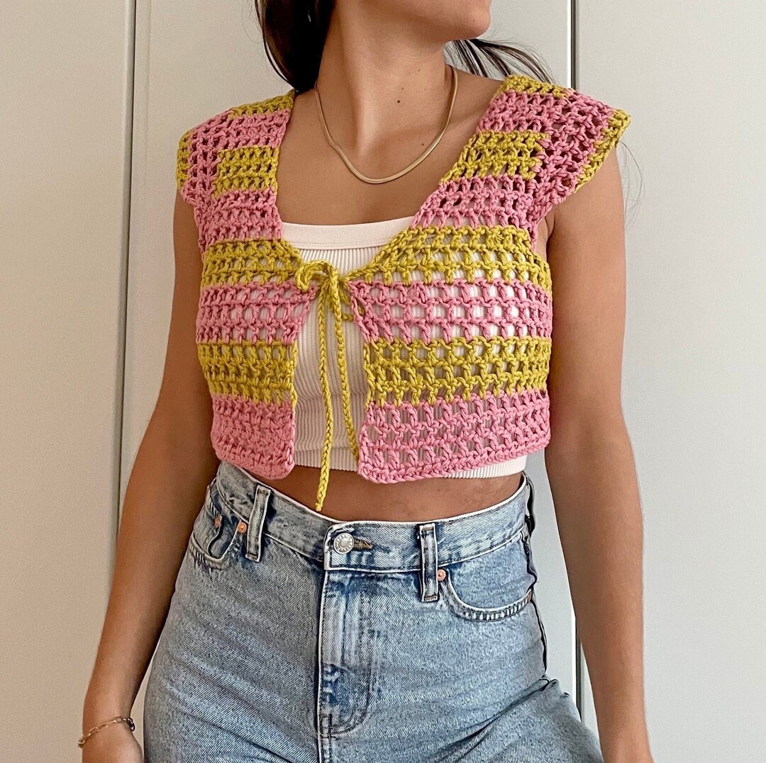 Shelly Top | Crochet Pattern (pdf) Confident Beginner / Intermediate - Etsy