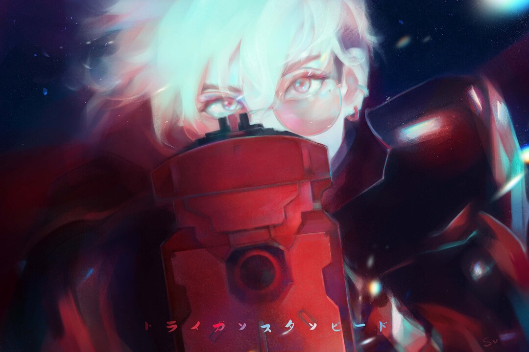 Trigun Stampede Vash Fanart Print - Etsy