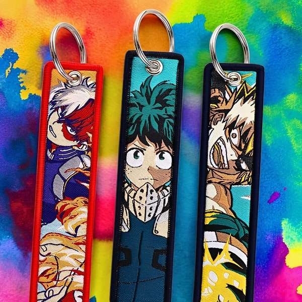 My Hero Academia Keychain - Etsy