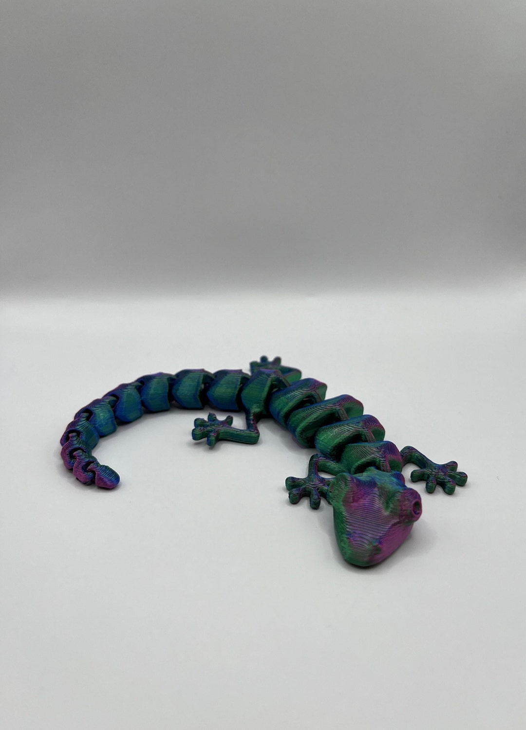 3D Printed Articulated Flexi Lizard Animal Toy Gecko Lizard - Etsy