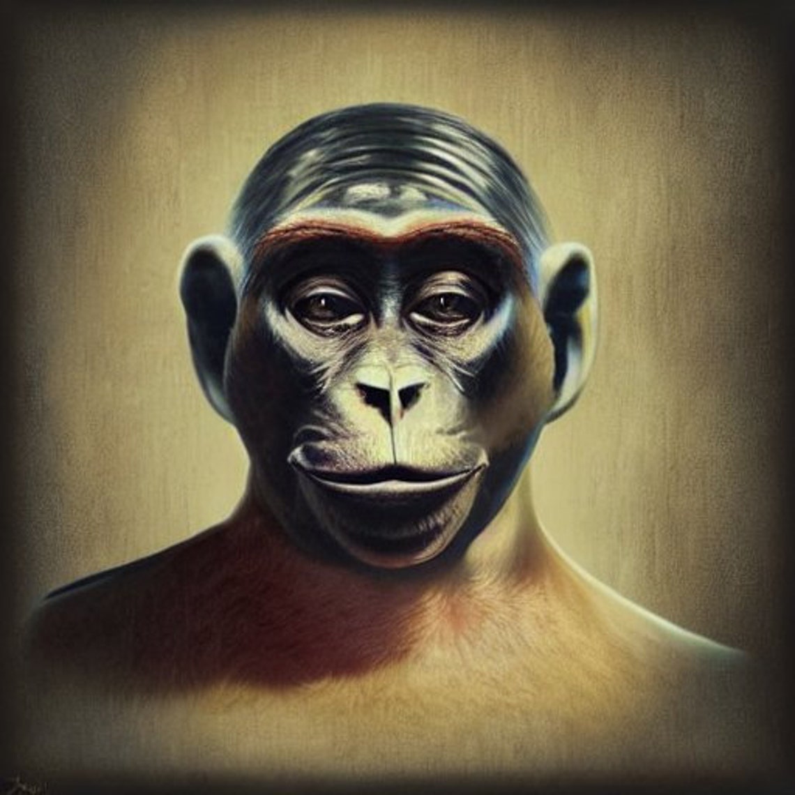 Ape Man, Digital AI Downloadable Print - Etsy