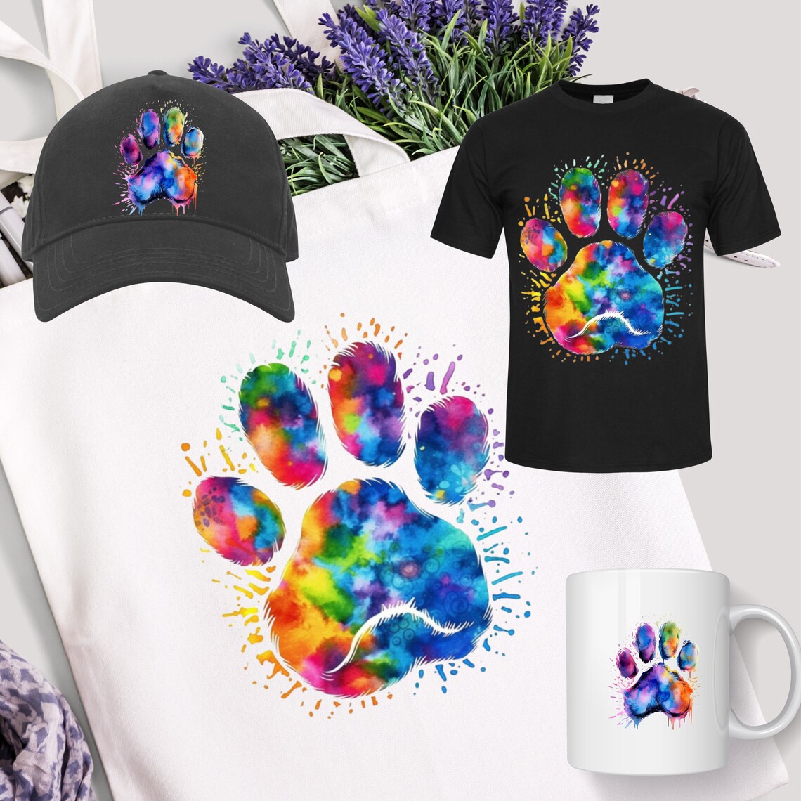 Paw Print SVG, Dog SVG, Digital Download Commercial Use - Etsy