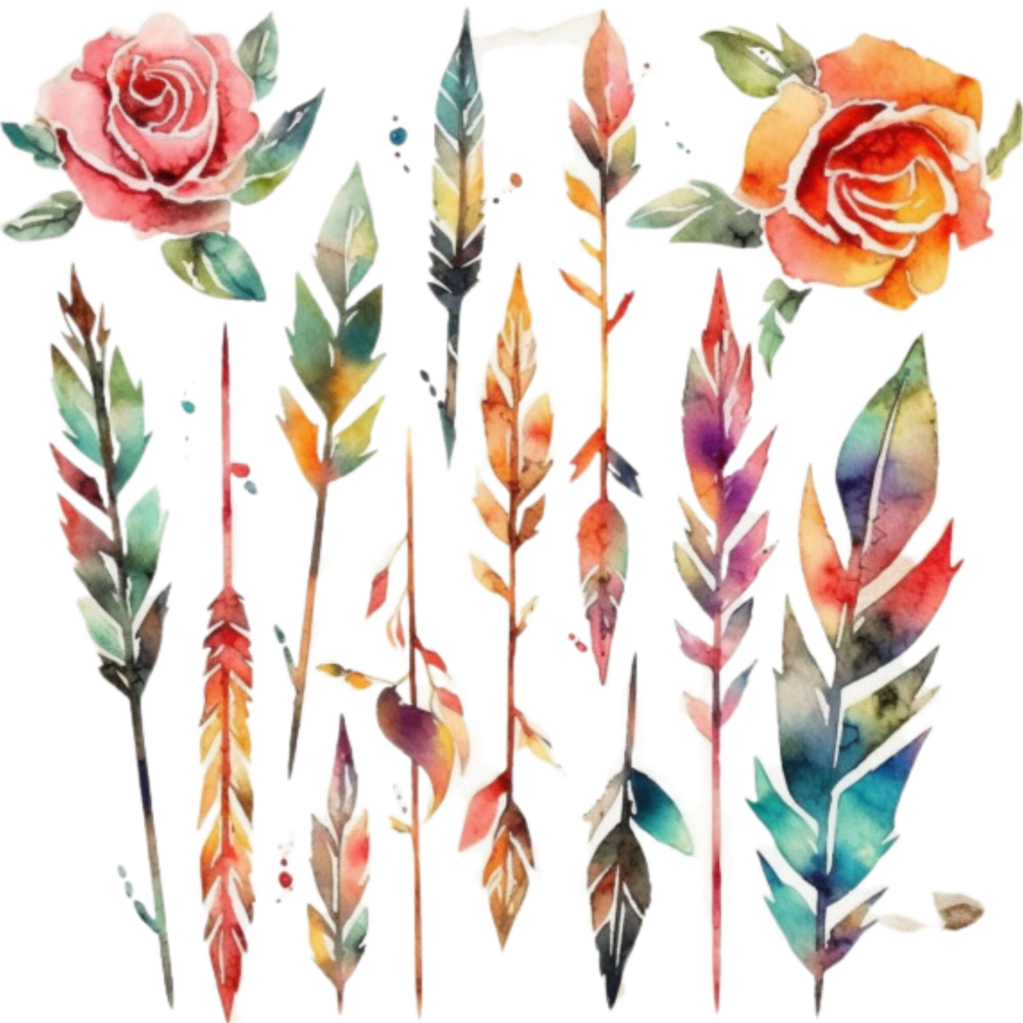 100 Arrows, Arrow Clipart, Arrow Vector, Digital Cutting File Graphic ...