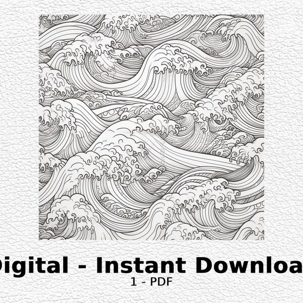 Coloring Pattern - Etsy
