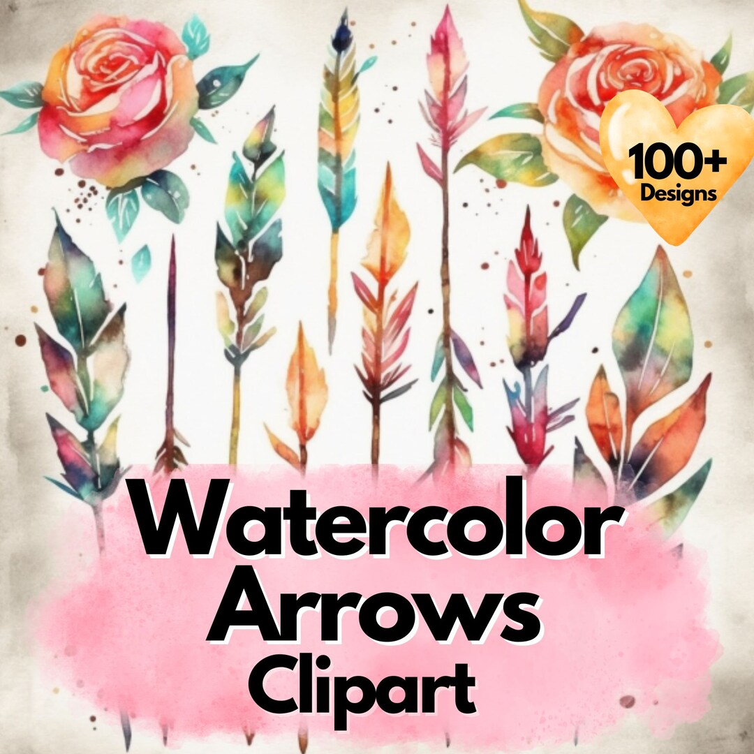 100 Arrows, Arrow Clipart, Arrow Vector, Digital Cutting File Graphic ...