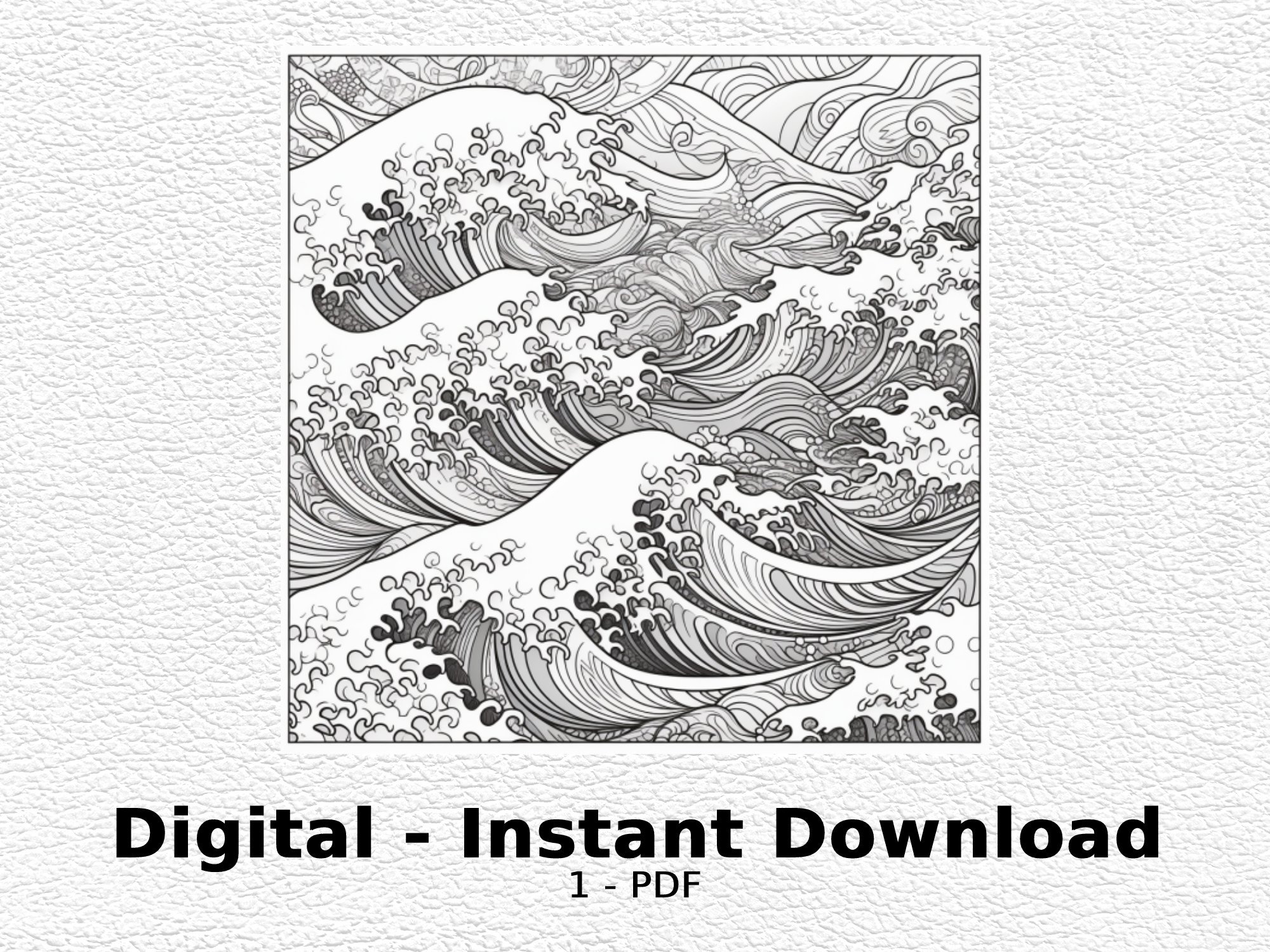 Wavy Coloring Pages Of Designs