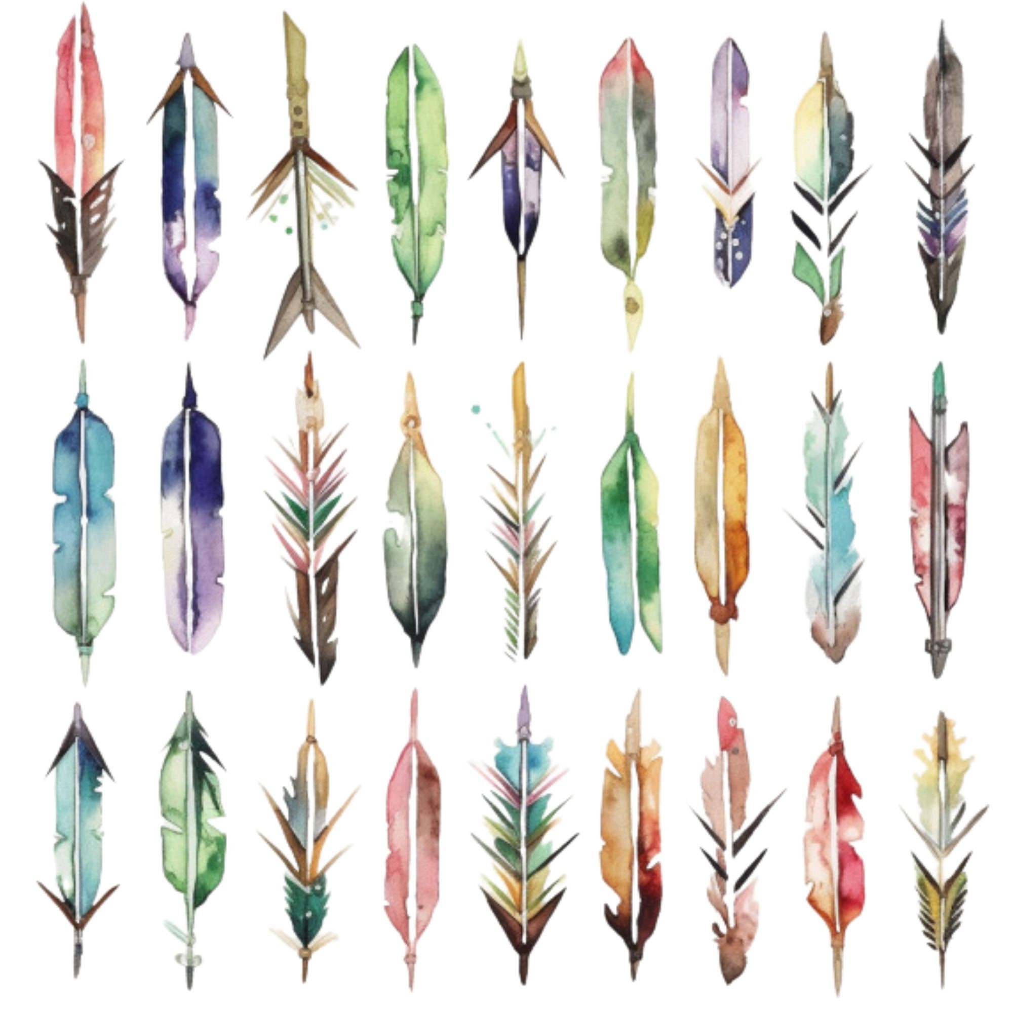 100 Arrows, Arrow Clipart, Arrow Vector, Digital Cutting File Graphic ...