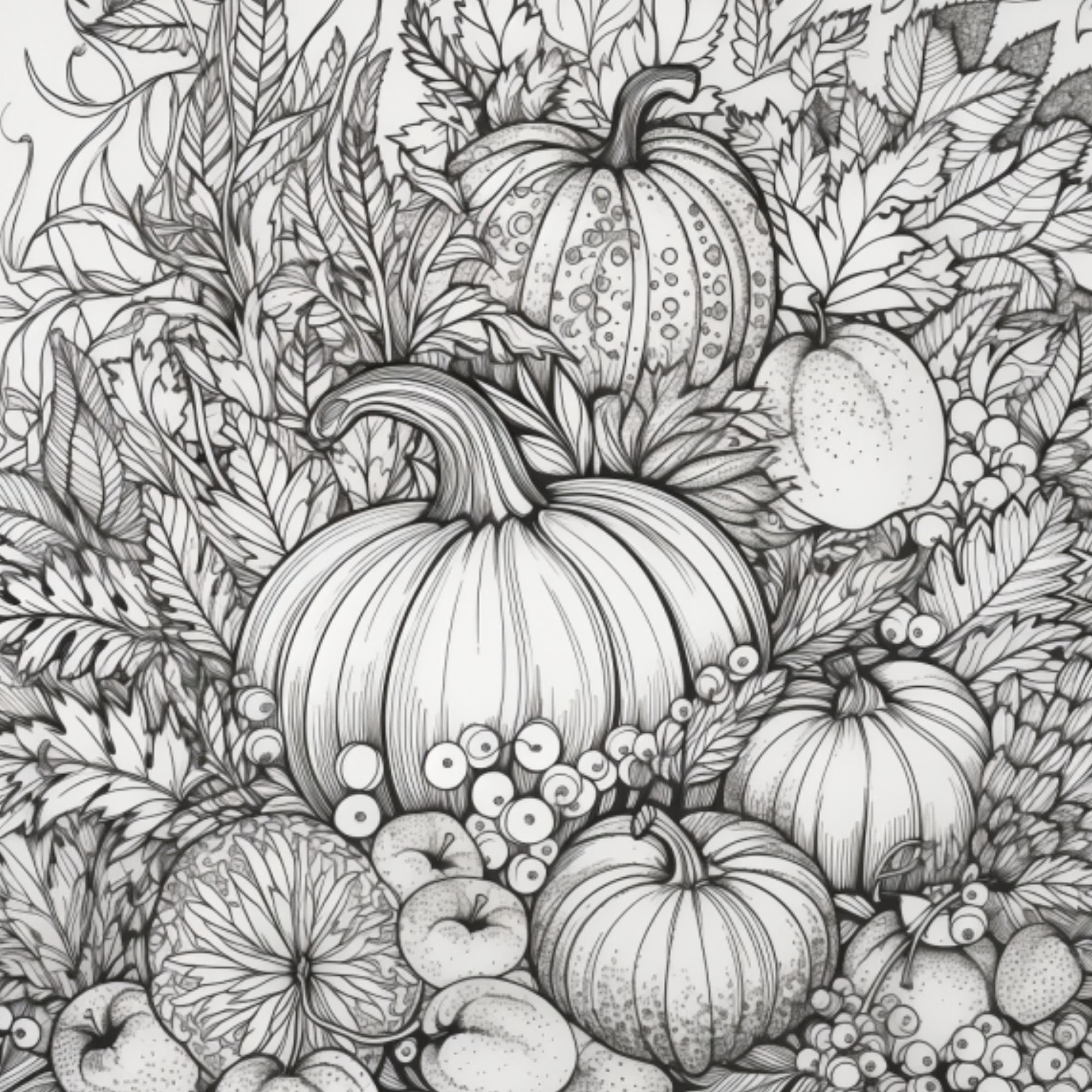 Four Seasons Coloring Pages for Adults - Instant Download - Etsy