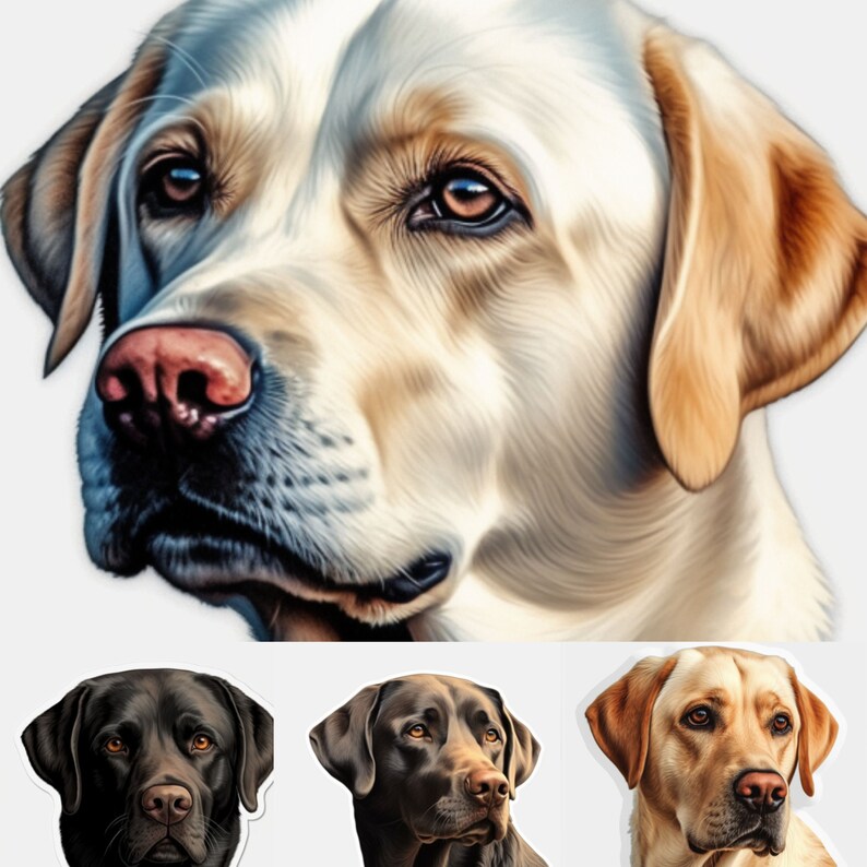 Labrador Retriever Dog SVG Bundle, Pets Svg, Dog Face Svg, Pet Face Svg ...