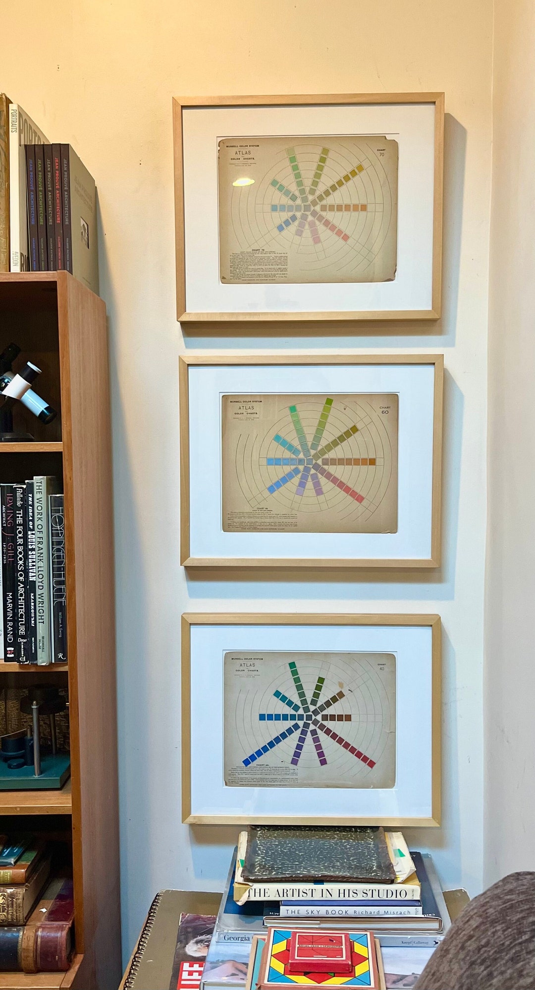 Set of Three Vintage MUNSELL Color System Charts - Etsy