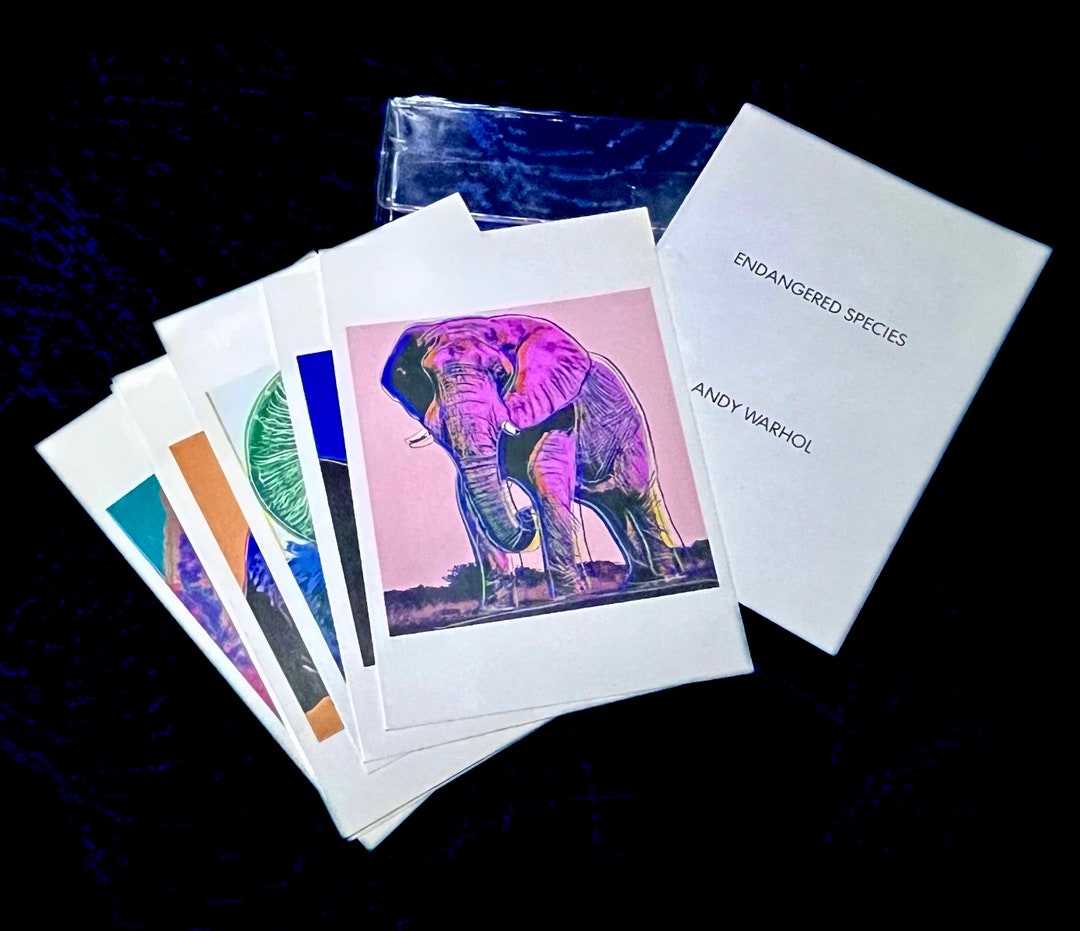 Andy WARHOL endangered Species Original Brochure - Etsy