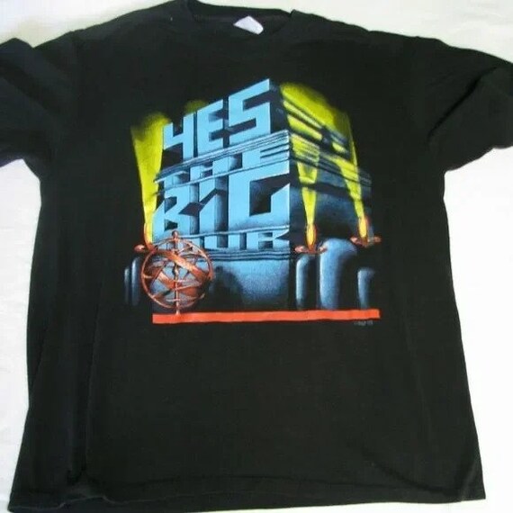 Vintage 80s Yes The Big Generator Tour 1987 T-Shirt - Gem
