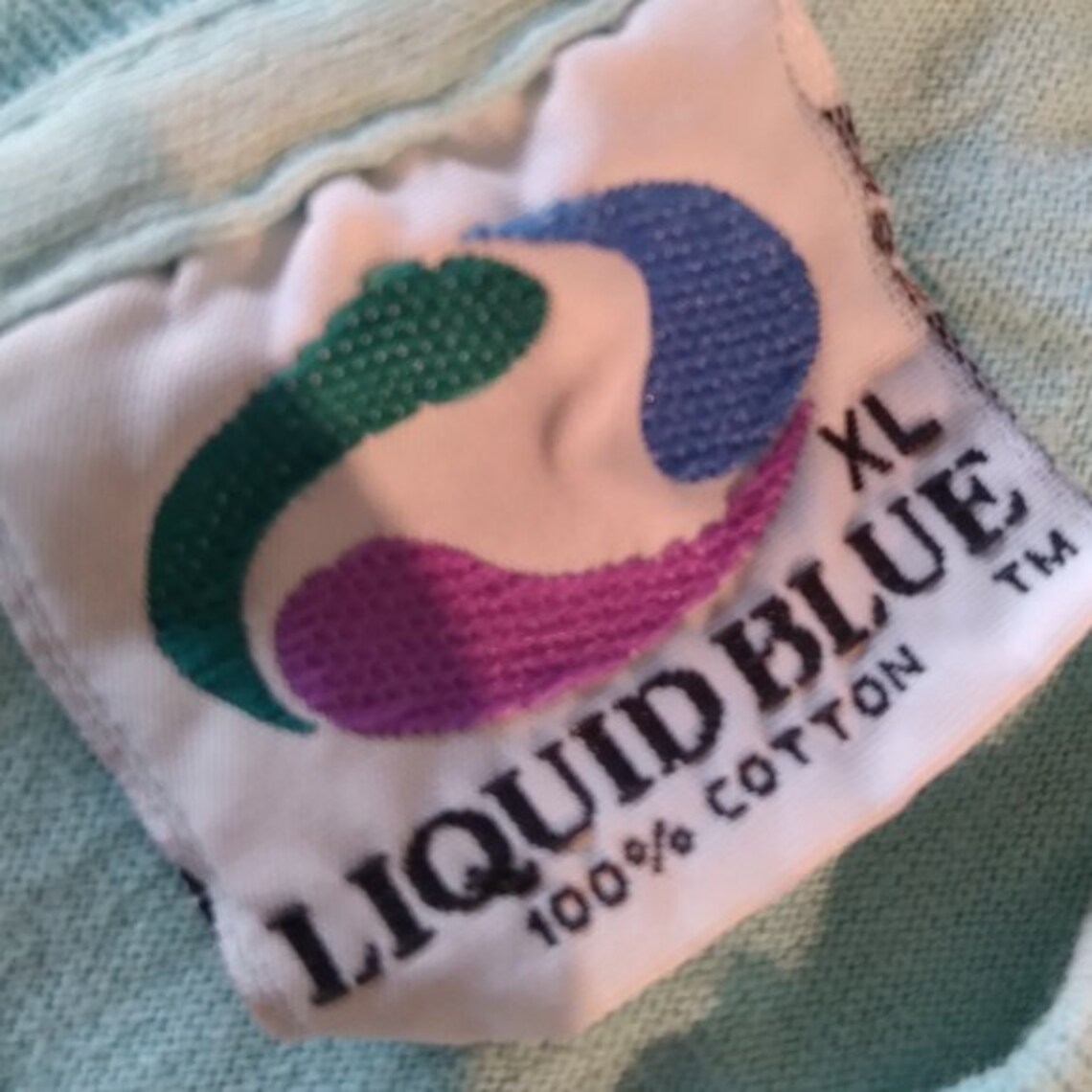 Vintage 90s Liquid Blue Ocean Tie Dye AOP T-shirt - Etsy