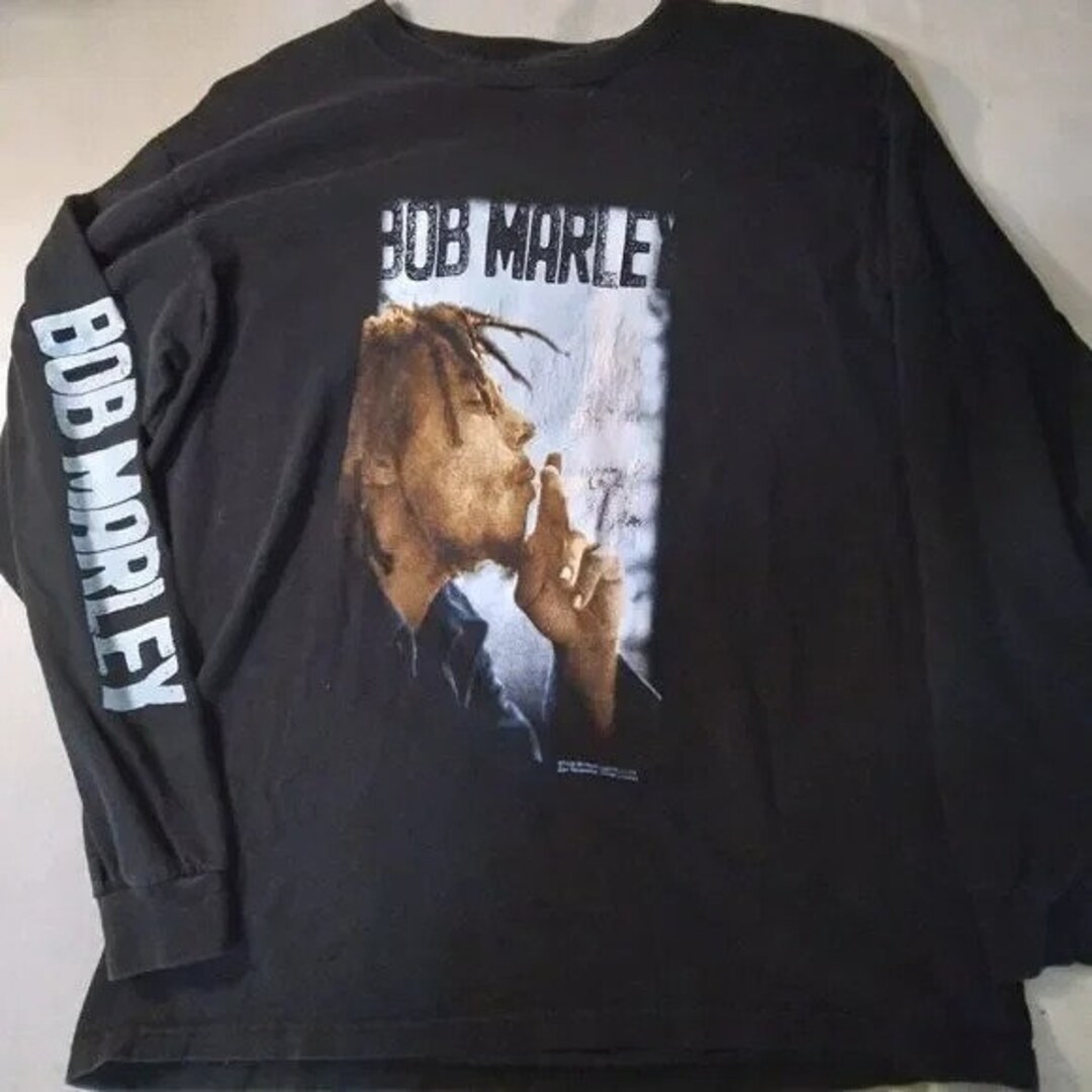 Vintage 90s Bob Marley Zion Rootswear Long Sleeve T-shirt - Etsy