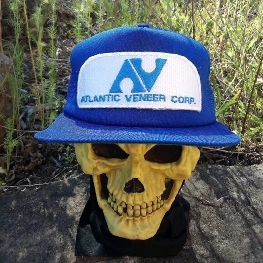 Deadstock Vintage Atlantic Veneer Corp. Patch Snap Trucker Hat - Etsy